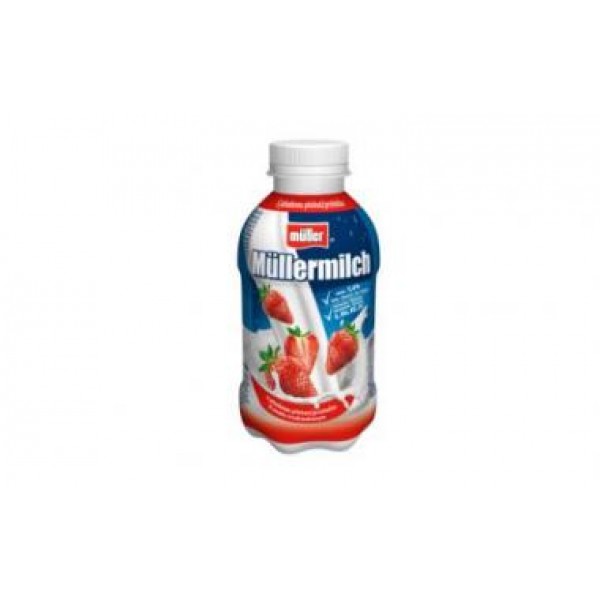 Piena dzēriens MÜLLERMILCH zemeņu 1.4% , 400g